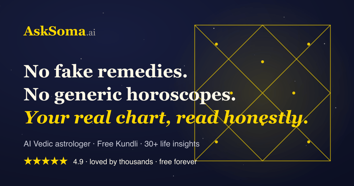 AskSoma — AI Vedic Astrologer & Kundli Companion